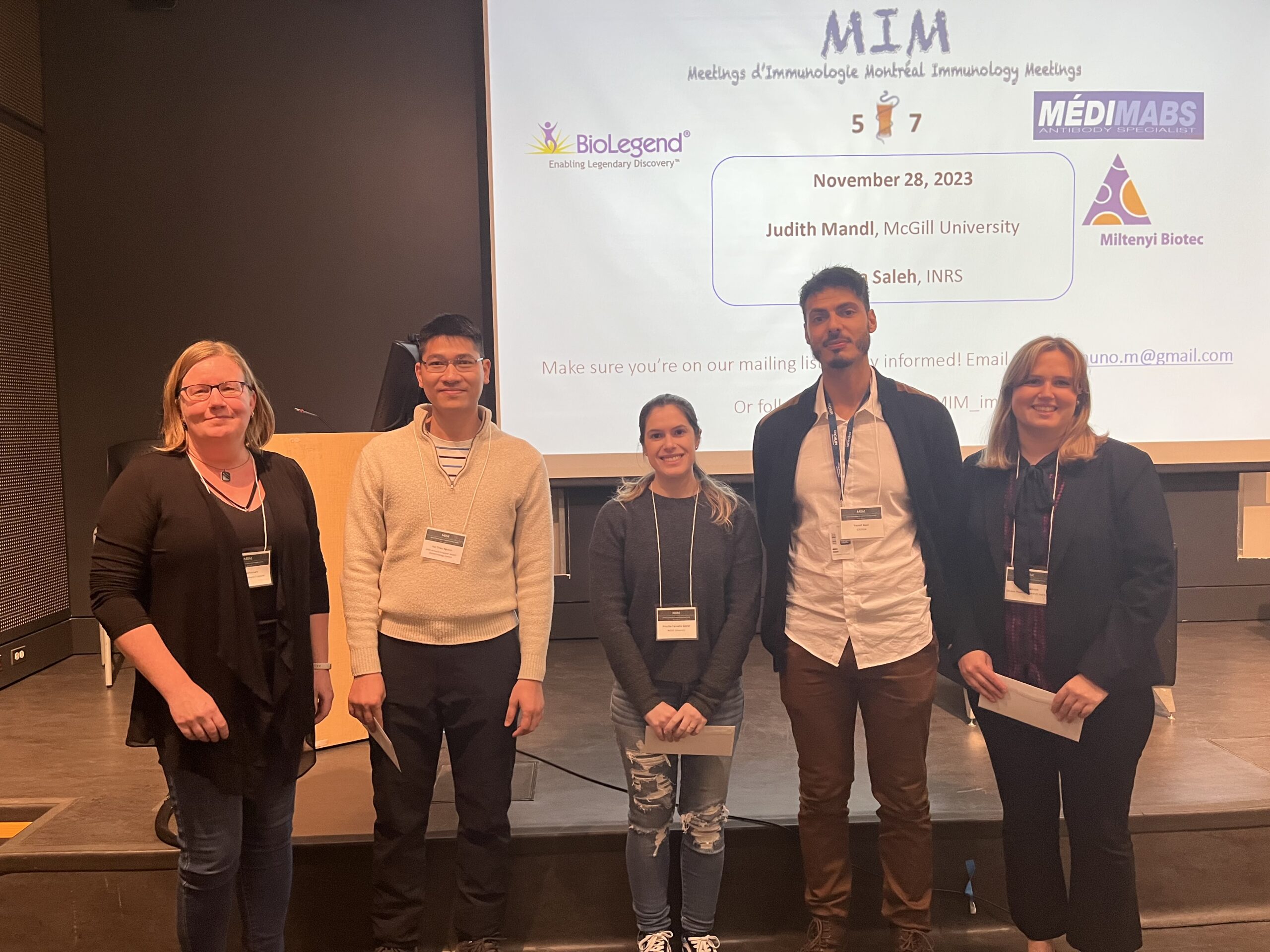 Meetings d'Immunologie de Montréal - Ardolino Lab